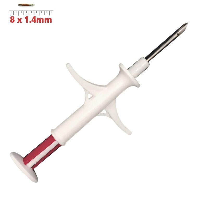 8mm Bio Glass Mini Microchip, Standard Syringe Implanter Packs ...